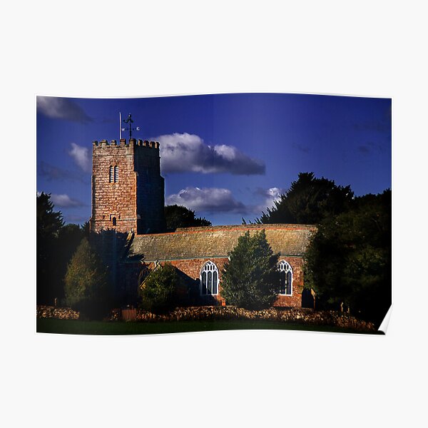 "Powderham Church" Poster by pursuits | Redbubble