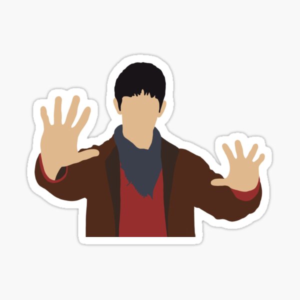 "Merlin" Sticker for Sale by bambi-drawings | Redbubble