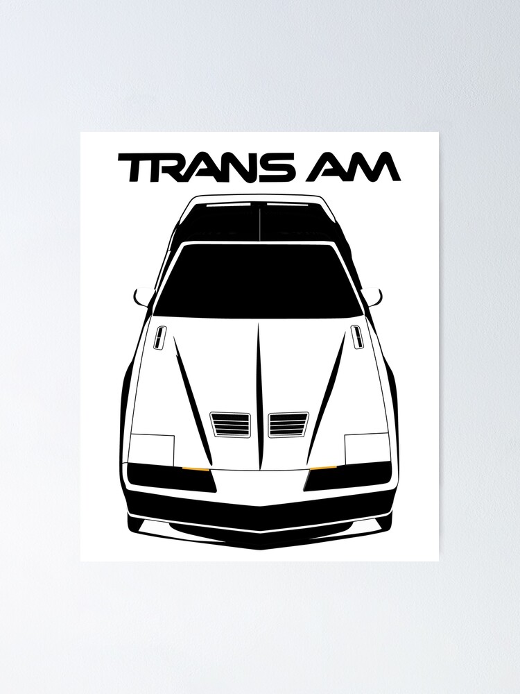 "Pontiac Firebird Trans Am 3rd generation - T-top" Poster for Sale by ...