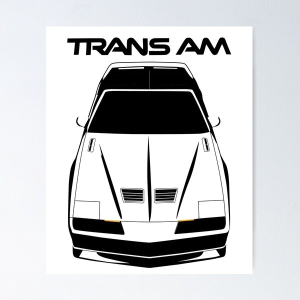 "Pontiac Firebird Trans Am 3rd generation - T-top" Poster for Sale by ...