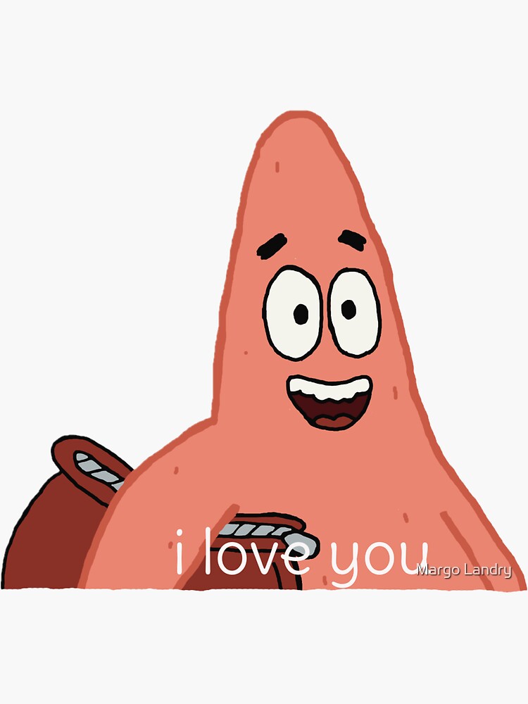 "I Love You Patrick" Sticker for Sale by mergoi123 | Redbubble