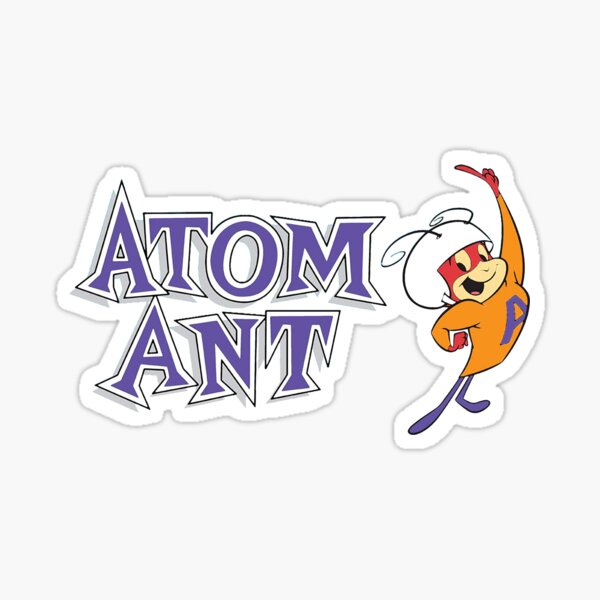 "Up and at 'em! Atom Ant Oldschool Tribute" Sticker for Sale by 90snerd ...