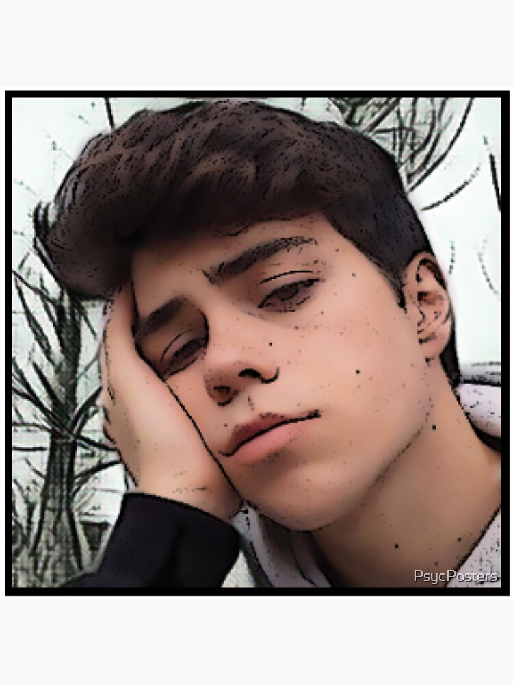 "Benji Krol " Sticker by PsycPosters | Redbubble