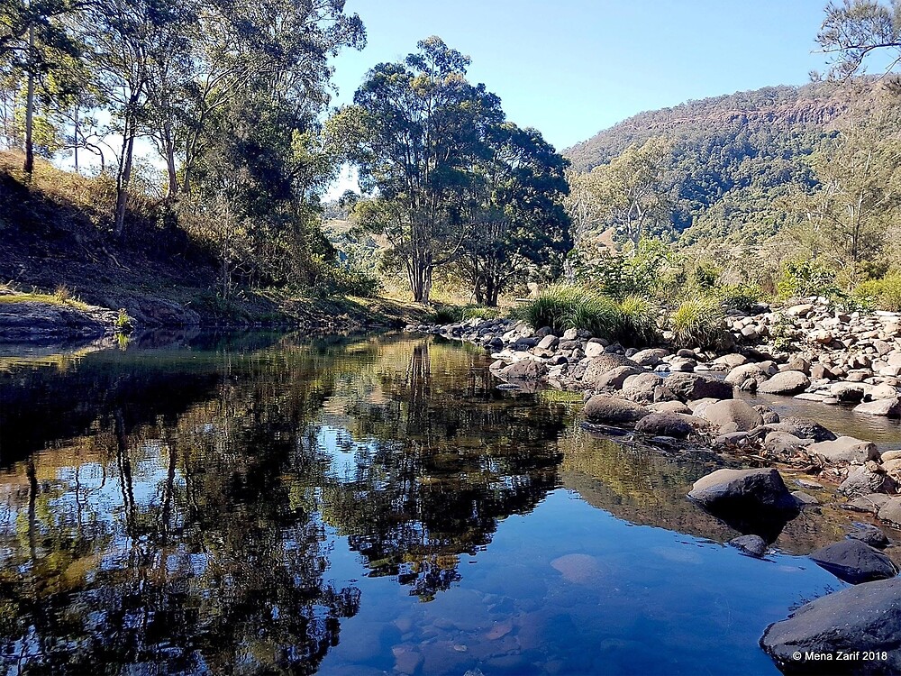 "Creek at Spring Gully Stays" by mzartwork | Redbubble
