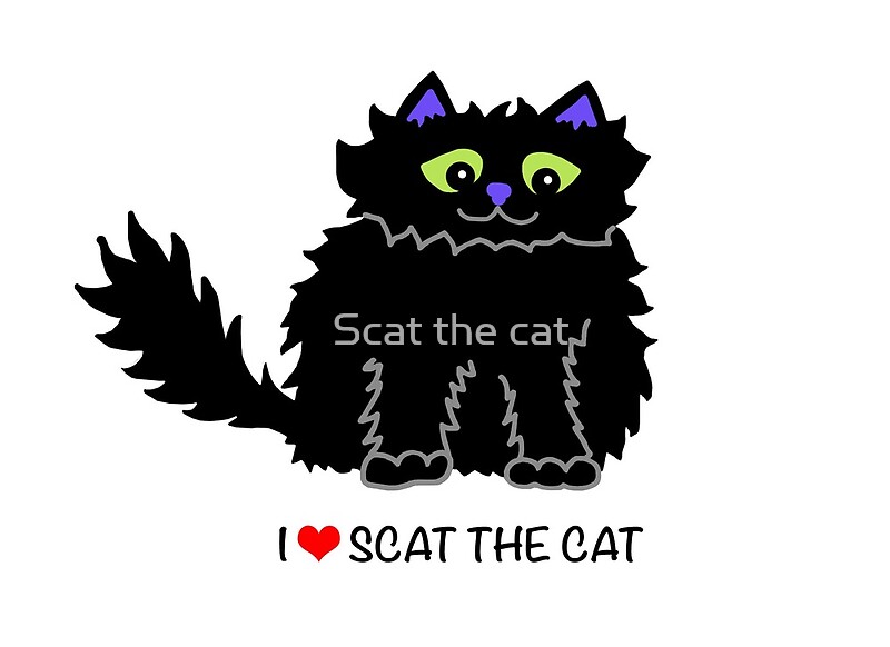 "I love Scat the cat" by Scatthecat | Redbubble
