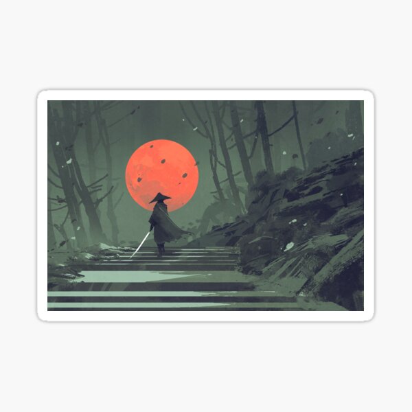 "samurai stickers" Sticker by FaveStickers | Redbubble