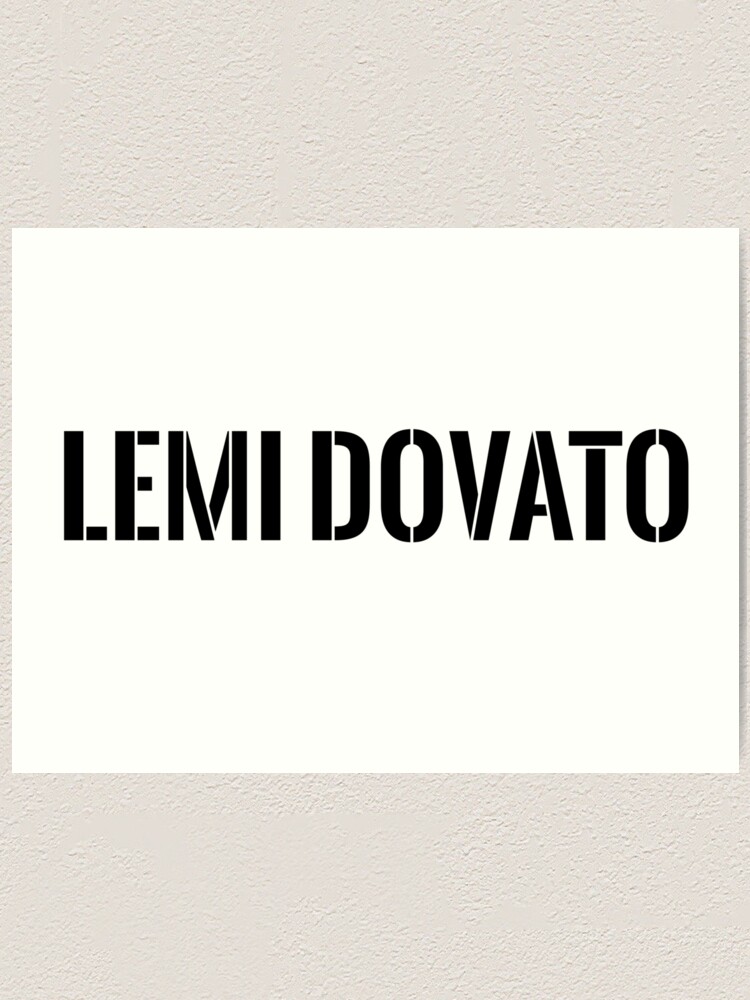 "Lemi Dovato" Art Print for Sale by Roharco | Redbubble