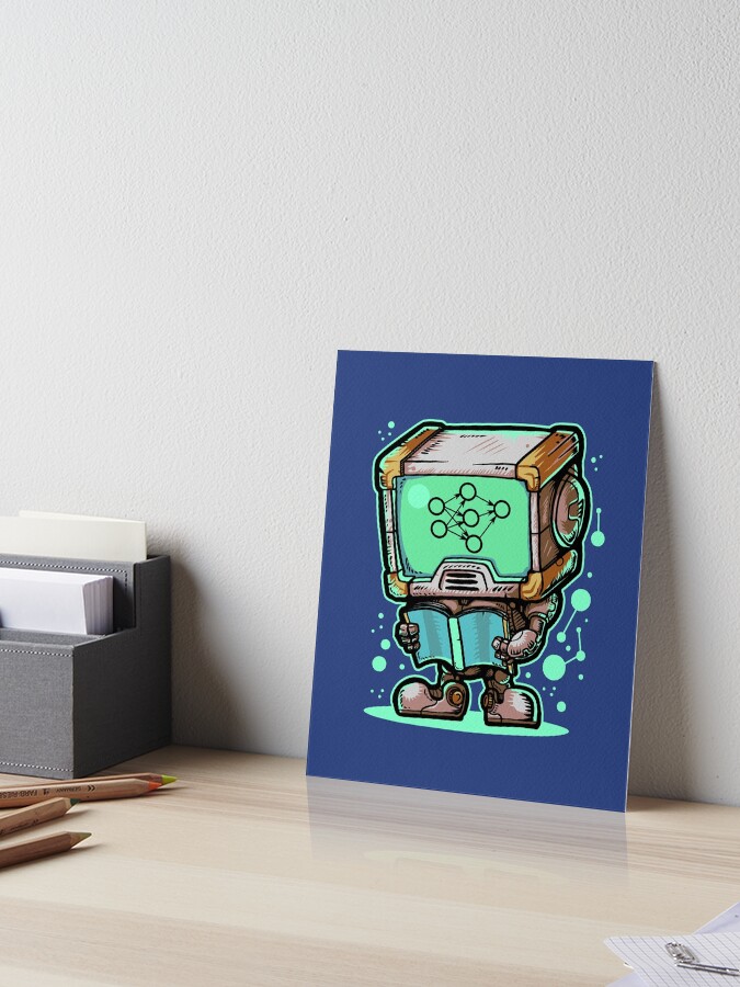 "Machine Learning Robot" Art Board Print for Sale by wuhu | Redbubble