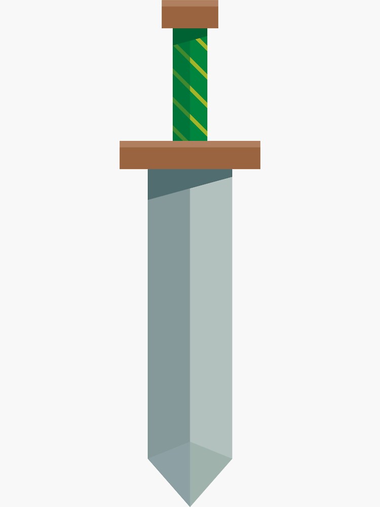 "The Hero Sword" Sticker for Sale by snowfirelight | Redbubble
