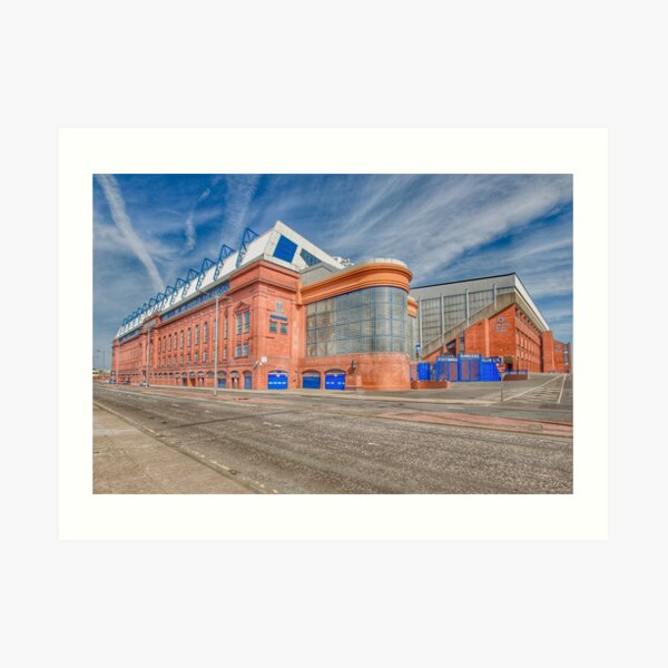 Ibrox Stadium Art Prints | Redbubble