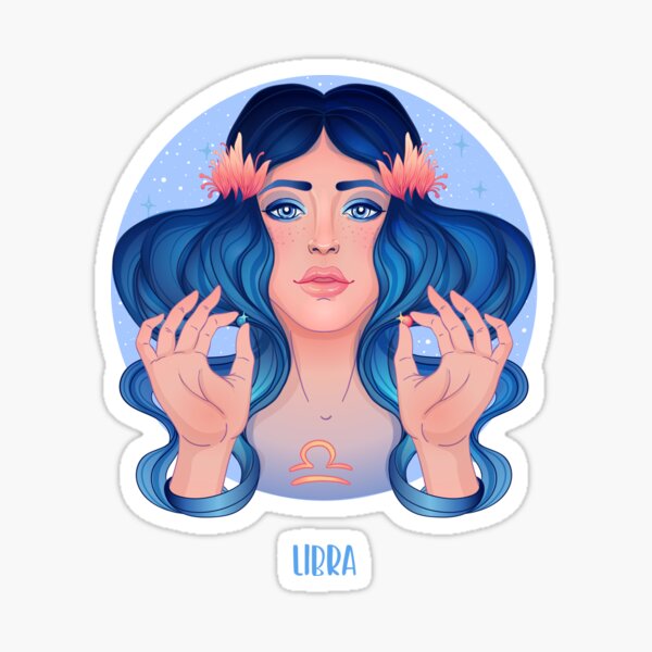 "LIBRA" Sticker by varka | Redbubble