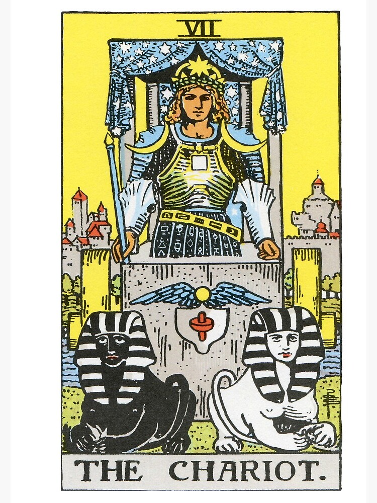 "Rider Waite Smith The Chariot Tarot" Spiral Notebook by TheTarotShop ...