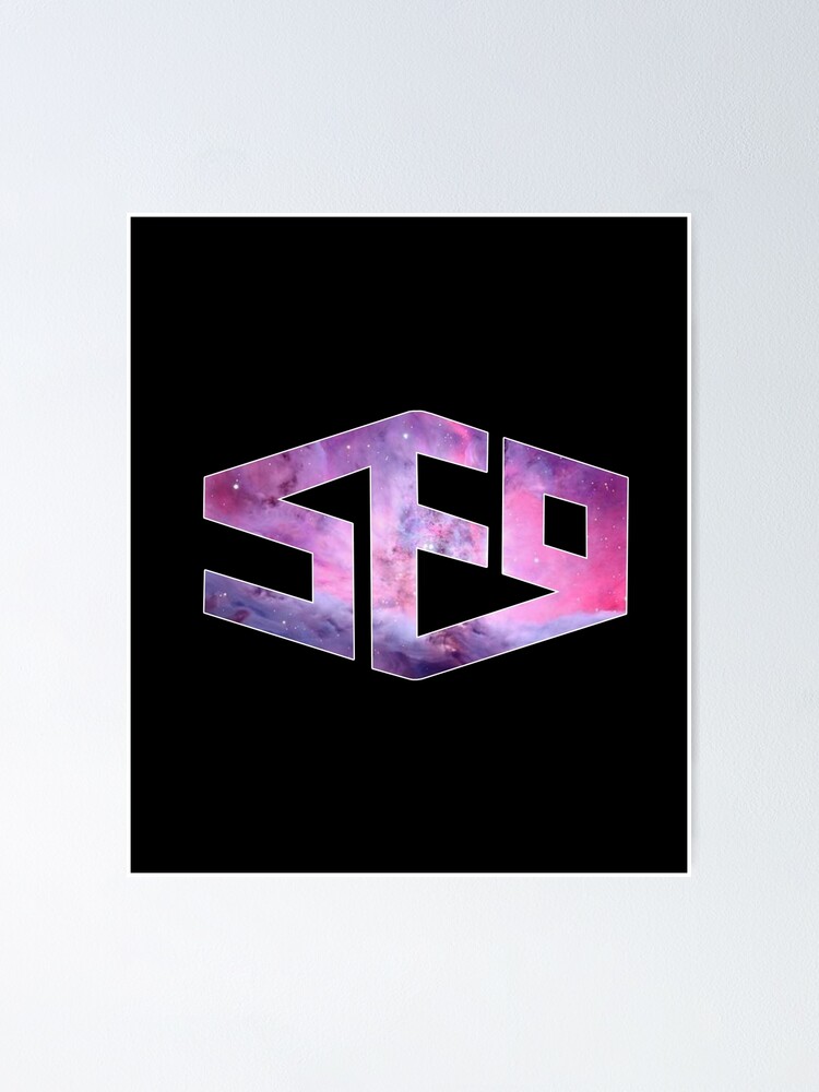 "SF9 Logo (cloud nebula)" Poster by hiraethwonders | Redbubble