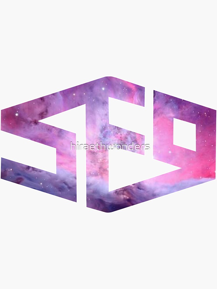 "SF9 Logo (cloud nebula)" Sticker for Sale by hiraethwonders | Redbubble