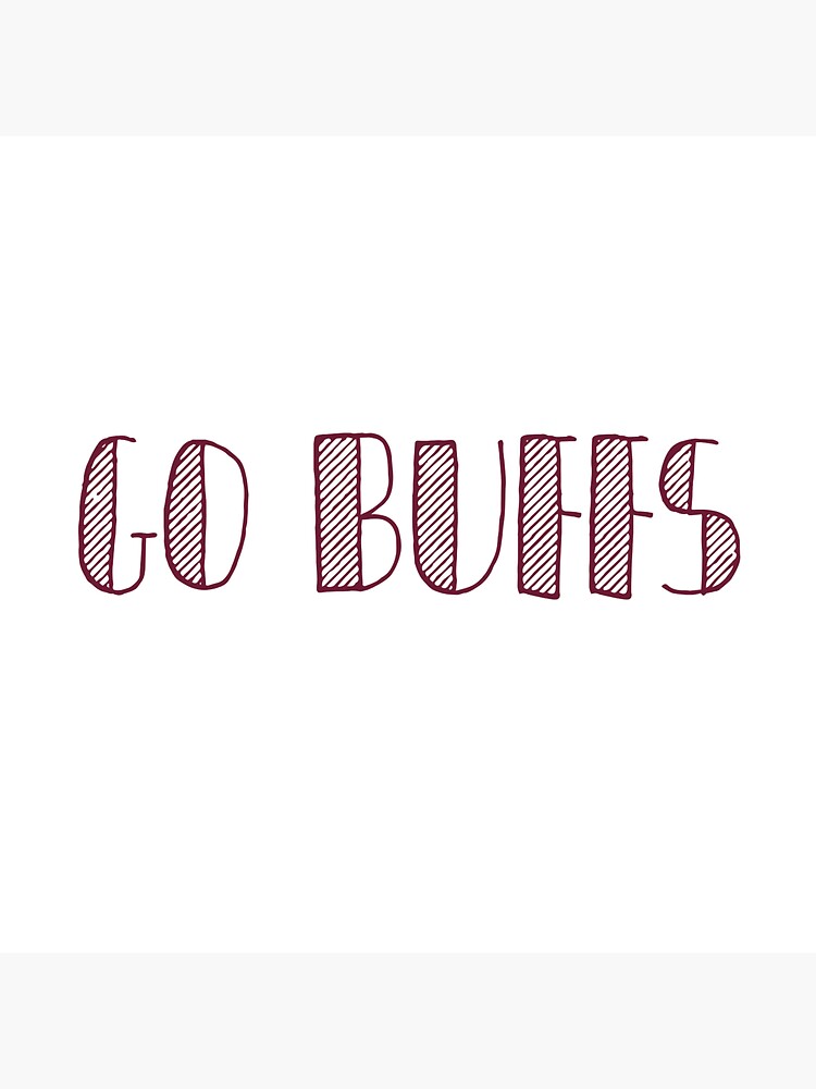 "Go Buffs" Sticker by kenziestandlee | Redbubble