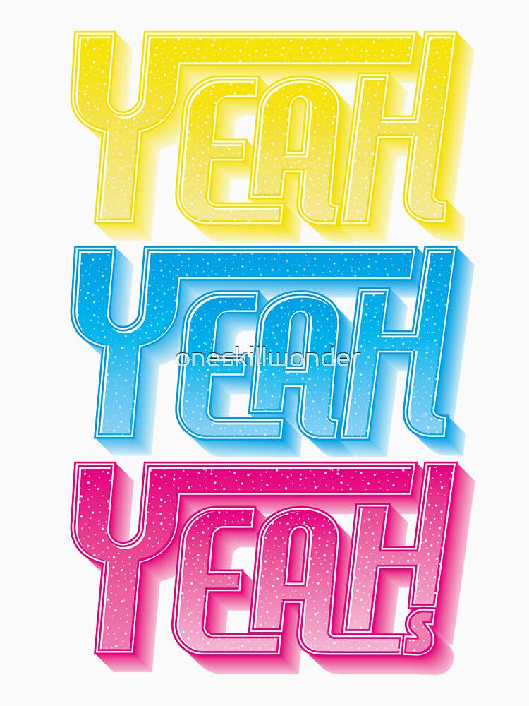 "Yeah Yeah Yeahs 3" T-shirt for Sale by oneskillwonder | Redbubble ...