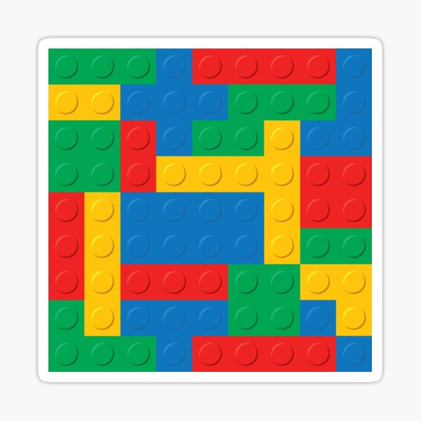 "Building Blocks" Sticker for Sale by dallastxart | Redbubble