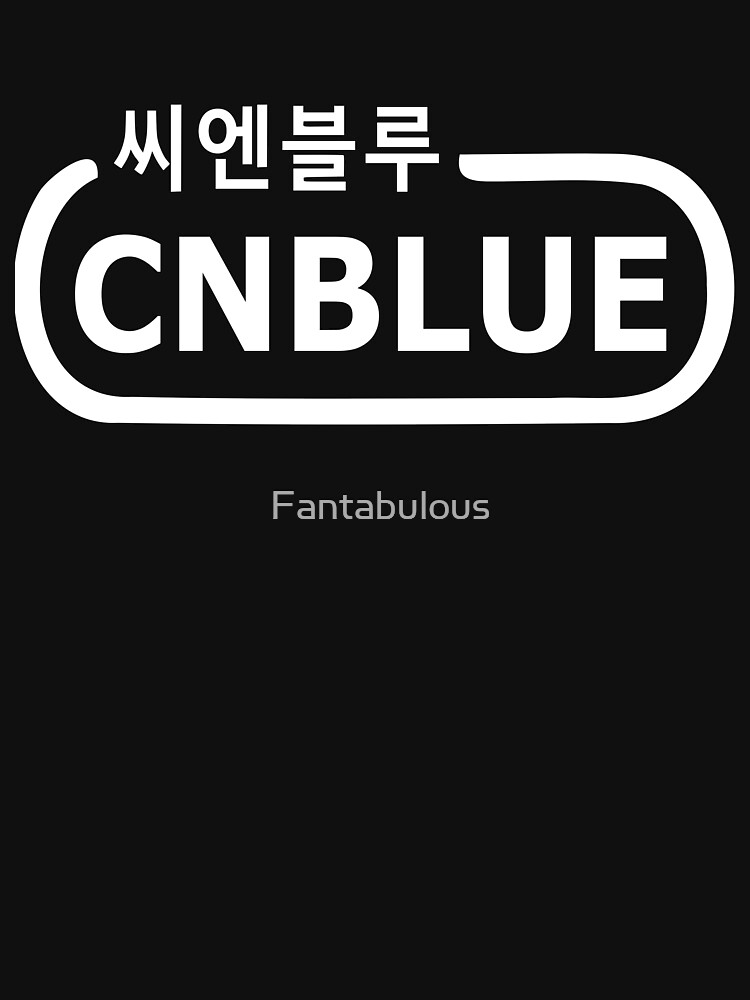 Camiseta «♫ Impresionante KPop Rock Band CNBlue en Hangeul (coreano)» de Fantabulous | Redbubble