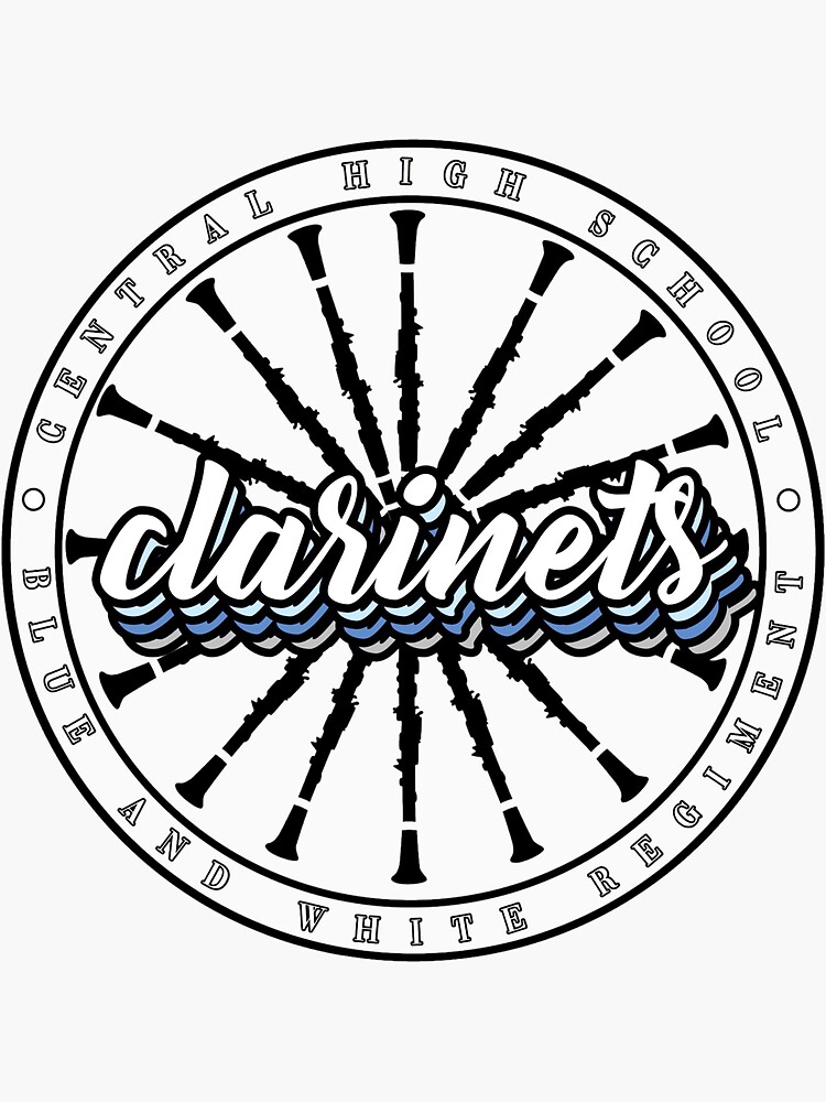 "CHS Clarinets" Sticker for Sale by hmc0623 | Redbubble