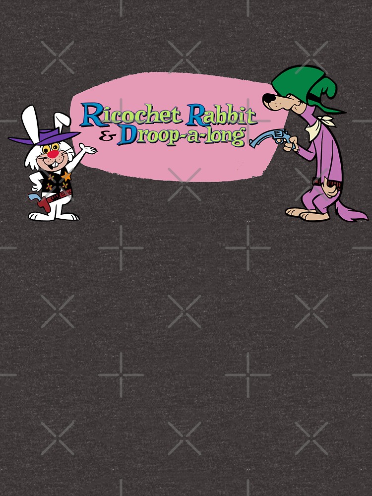 "Ping Ping Piiiing! Ricochet Rabbit and Droop-a-long Tribute" T-shirt ...