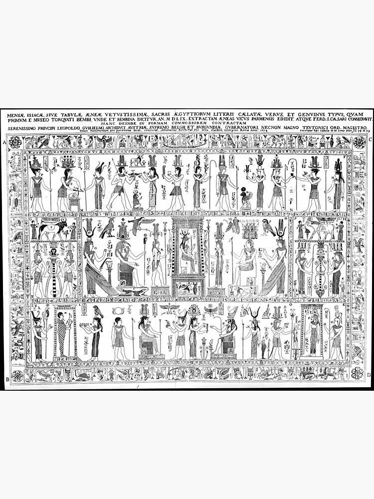 "The Bembine Table of Isis" Sticker for Sale by obsoleteapparel | Redbubble