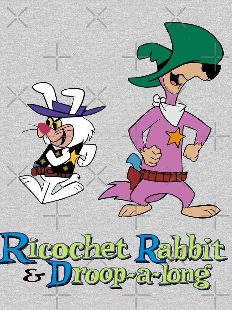 "Ricochet Rabbit and Droop-a-long Cast Tribute" T-shirt for Sale by ...