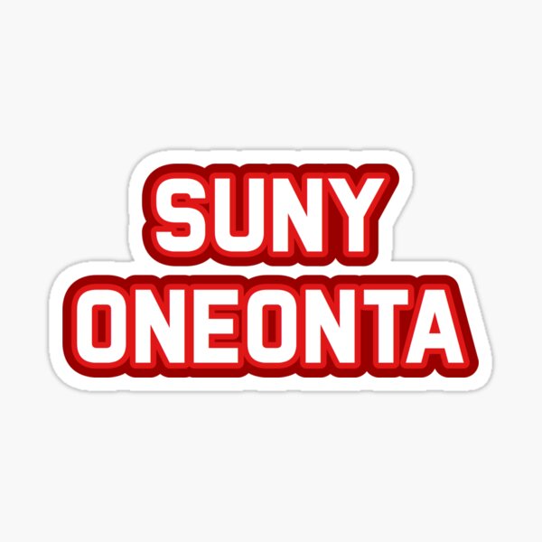"Oneonta" Sticker by Leilasayan | Redbubble