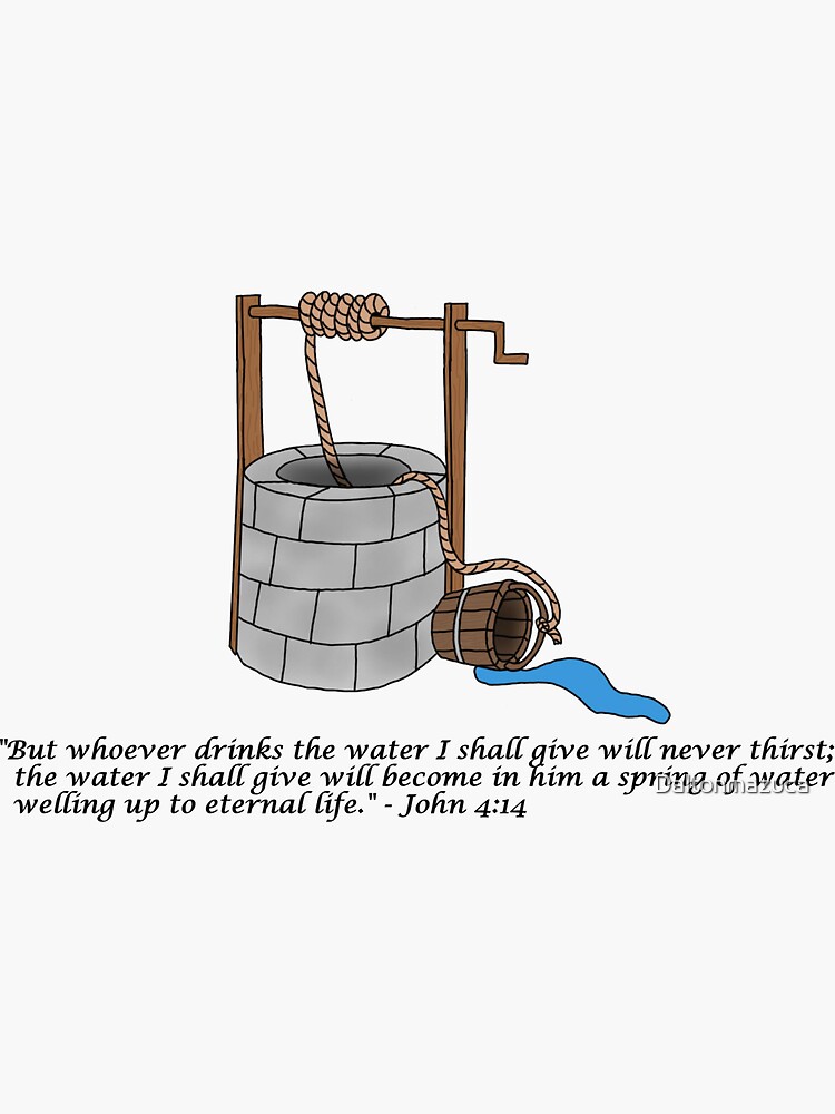 "Well Spring of Salvation" Sticker for Sale by Daltonmazuca | Redbubble