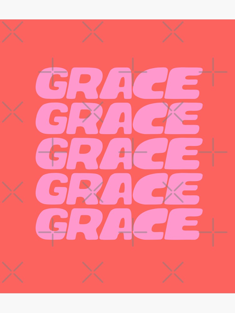 "Grace" Sticker for Sale by ericarmcc | Redbubble
