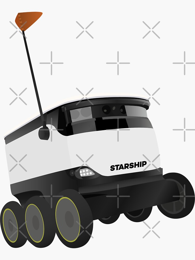 "Little Starship Robot" Sticker for Sale by SamsStickers | Redbubble