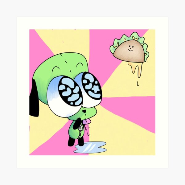 "Alive Taco" Art Print for Sale by gross-girl99 | Redbubble