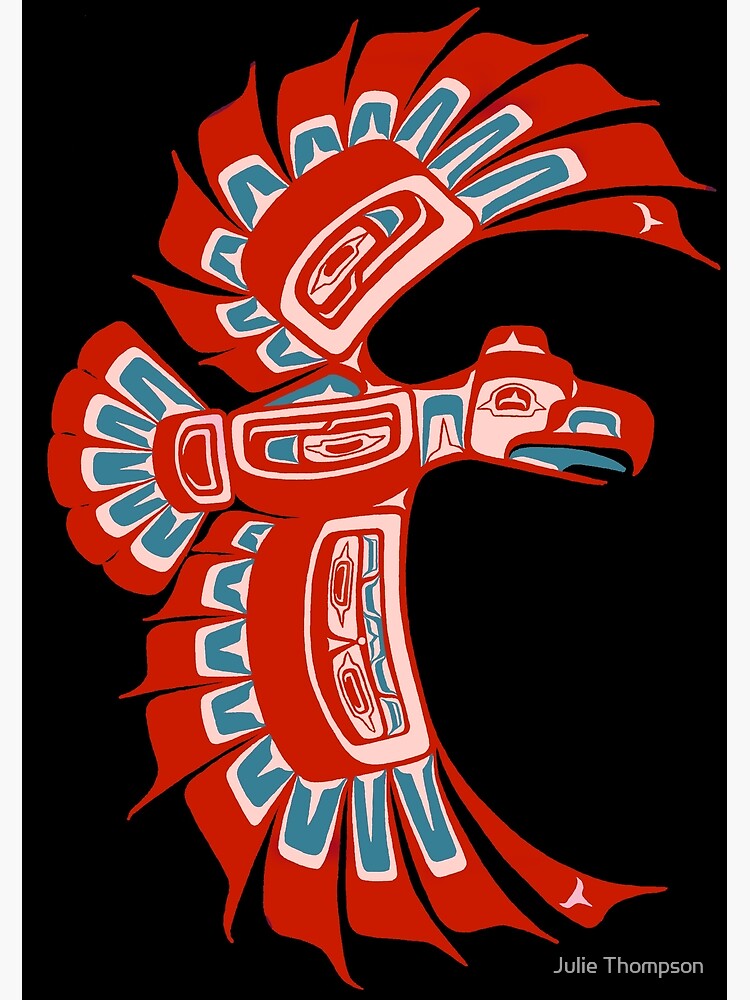 "Tlingit eagle, PNW" Art Print for Sale by featherladyJT | Redbubble