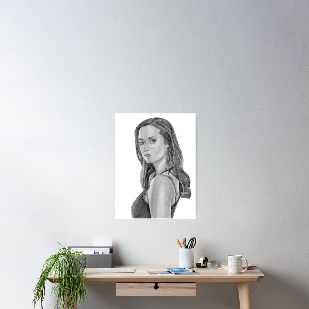 "Summer Glau" Poster by watsonillustrations | Redbubble