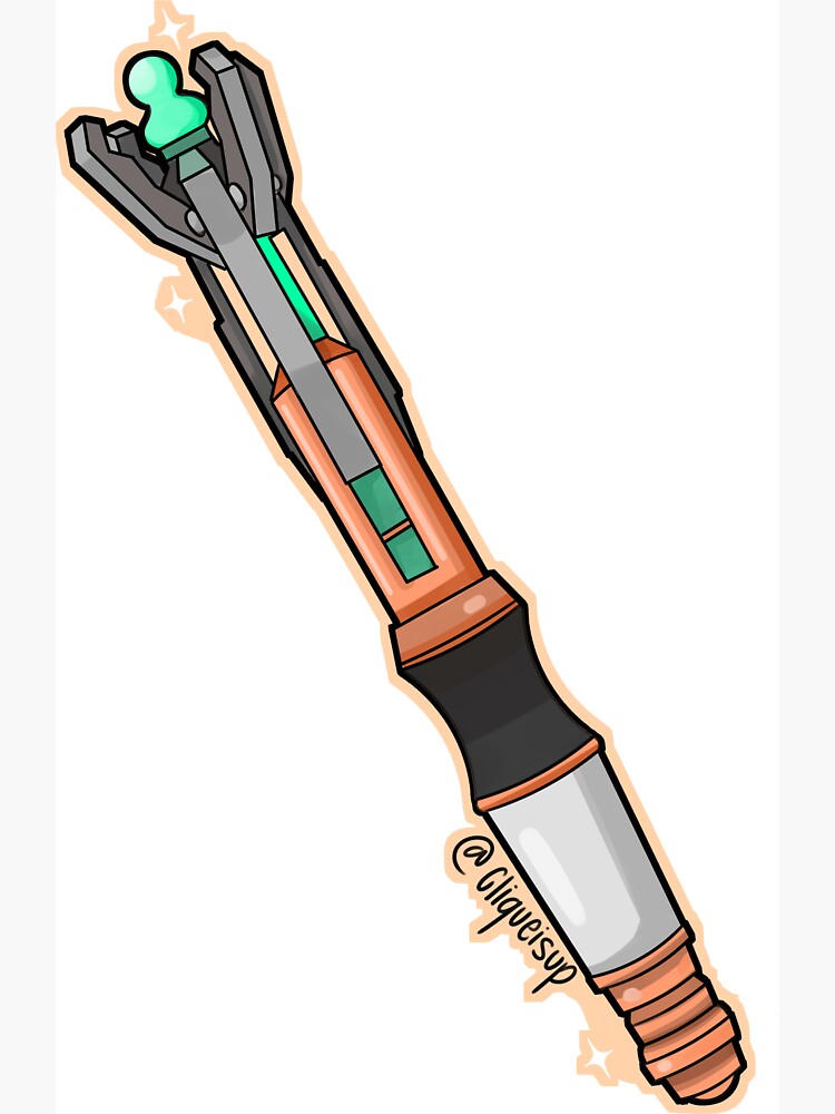 11th Doctor Sonic Screwdriver Drawing