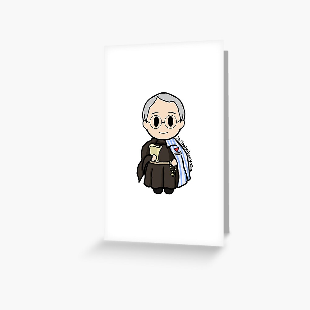 "Chibi Saints - St. Maximilian Kolbe" Sticker for Sale by serperior30 ...