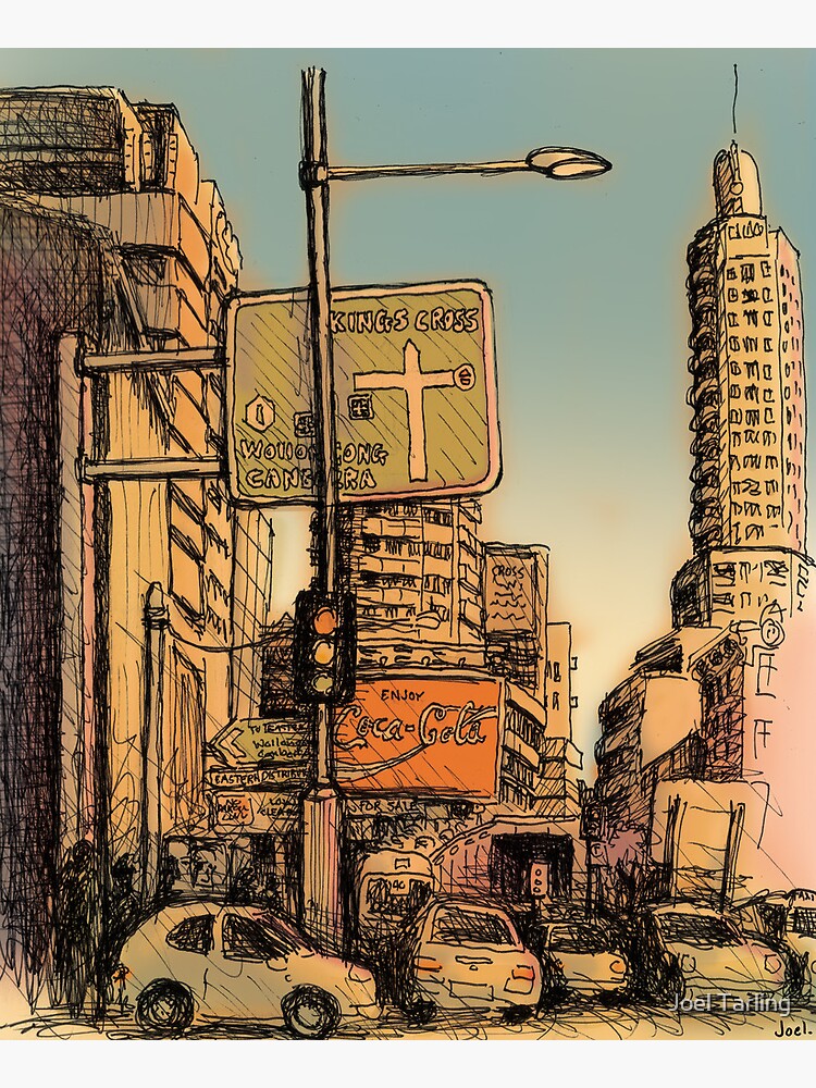 "William Street, Kings Cross" Art Print for Sale by Joel Tarling ...