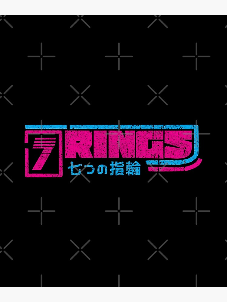 "7 Rings" Poster for Sale by huckblade | Redbubble