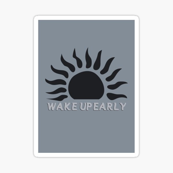 "sunrise" Sticker by underwaysailor | Redbubble