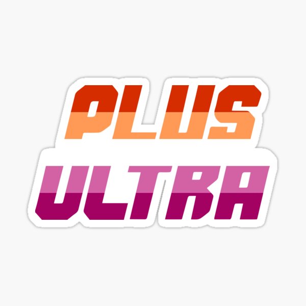 "Lesbian Plus Ultra" Sticker for Sale by dangdiddly | Redbubble