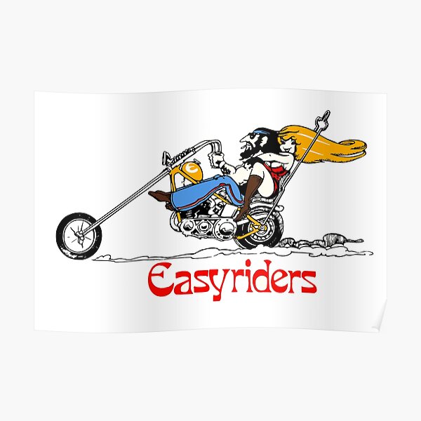 "Easyriders" Poster for Sale by Retrostickersnz | Redbubble
