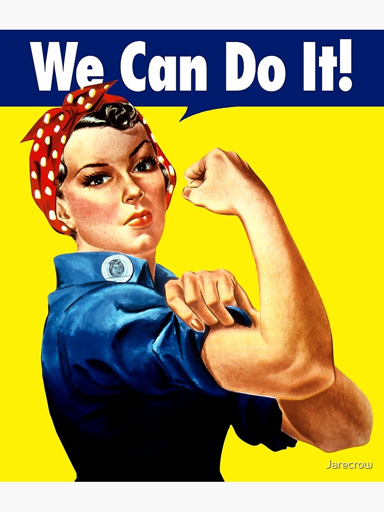 "Rosie the Riveter" Poster for Sale by Jarecrow | Redbubble