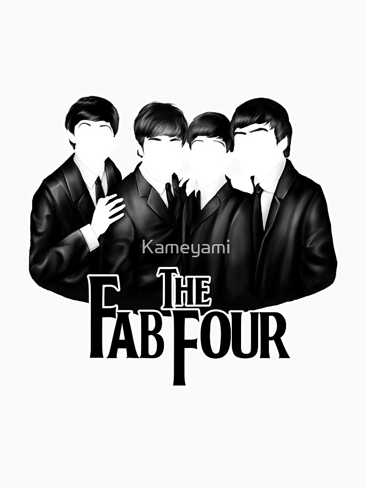 "The Fab Four" T-shirt for Sale by Kameyami | Redbubble | the beatles t ...