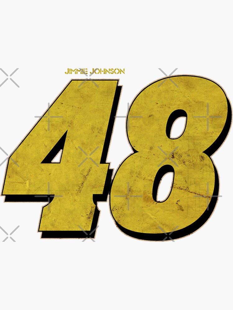 "Jimmie Johnson 45 Racing Decal " Sticker for Sale by Customtuk | Redbubble