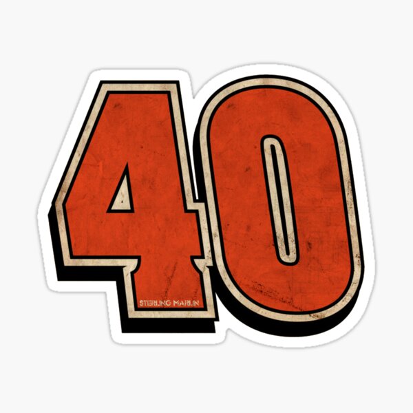 "Sterling Marlin 40 Nascar Racing Decal " Sticker by Customtuk | Redbubble