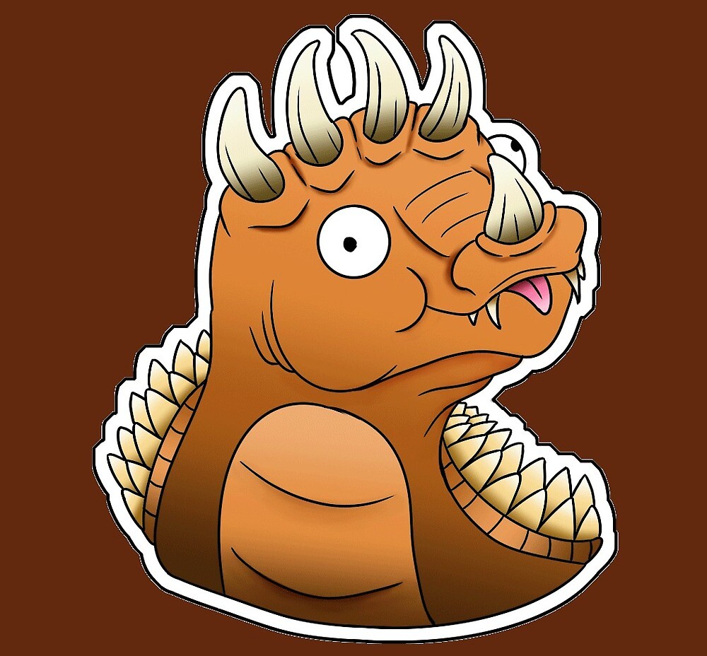 "Anguirus - Cute Kaiju " by SpaceDrakeArt | Redbubble