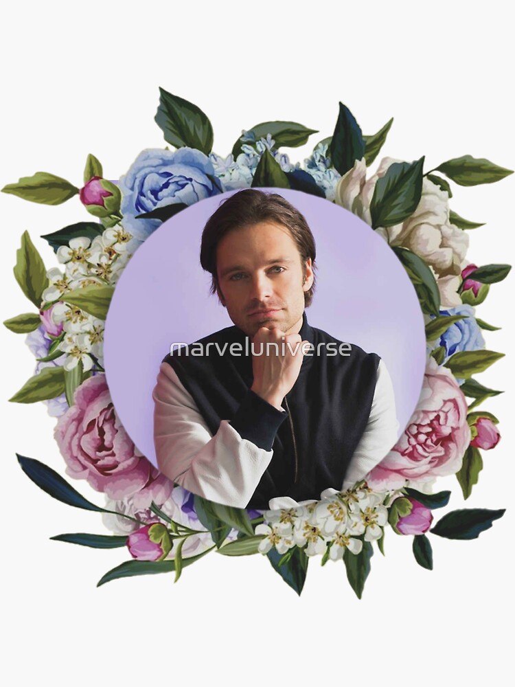 "sebastian stan" Sticker for Sale by marveluniverse | Redbubble