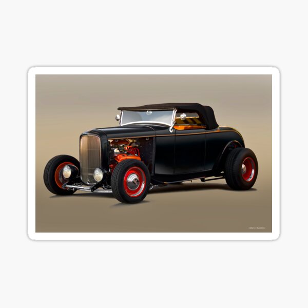 "1932 Ford 'Rag Top' Roadster" Sticker for Sale by DaveKoontz | Redbubble
