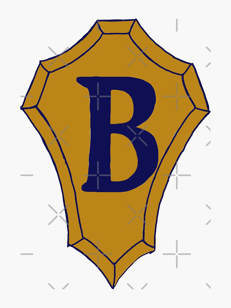 "beta club logo" Sticker for Sale by margcathy | Redbubble