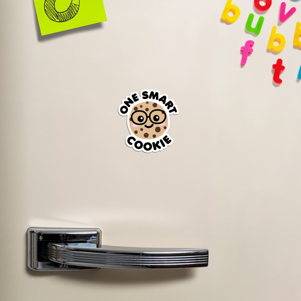 "One Smart Cookie Sticker" Sticker for Sale by DetourShirts | Redbubble