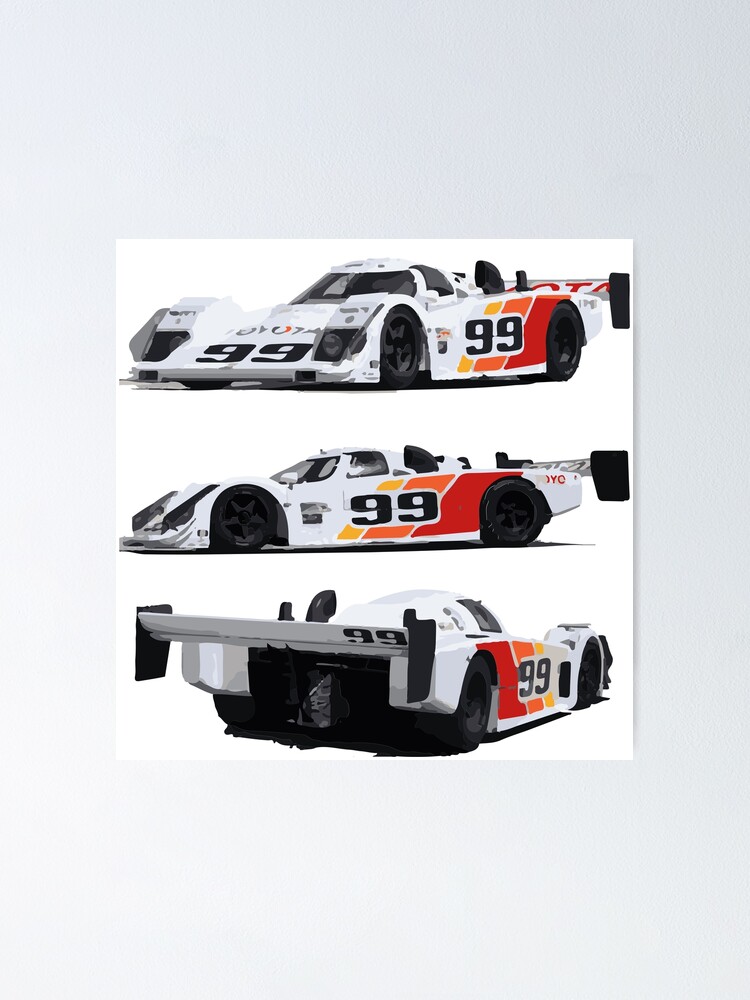 "1990 Toyota Eagle IMSA GTP Race Car" Poster for Sale by FromThe8Tees ...